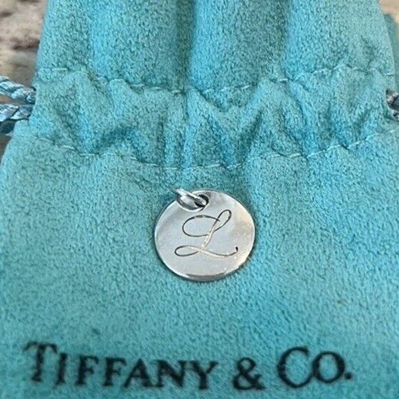 Tiffany & Co. | Jewelry | New Tiffany Co L Script Alphabet Initial ...